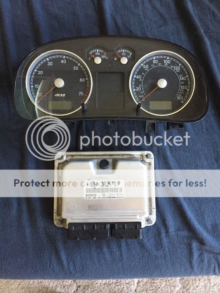 F/S: R32 insrument cluster 107k & R32 immo defeated ECU | VW Vortex ...